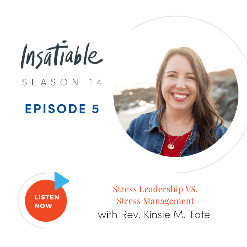Stress Leadership vs. Stress Management with Rev. Kinsie M. Tate - Ali ...